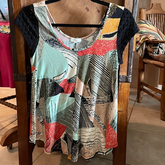 Anthropology Weston | Tops | Anthropology Weston Abstract Swing Top ...
